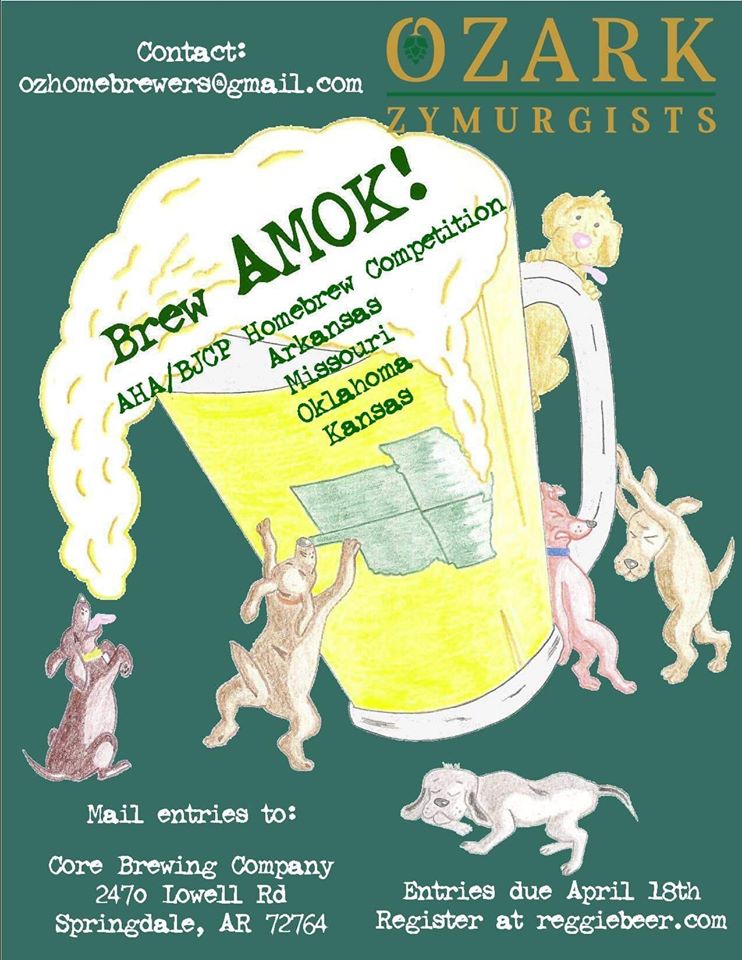 Ozark Zymurgists - Brew AMOK! Competition - Fellowship of Oklahoma Ale ...